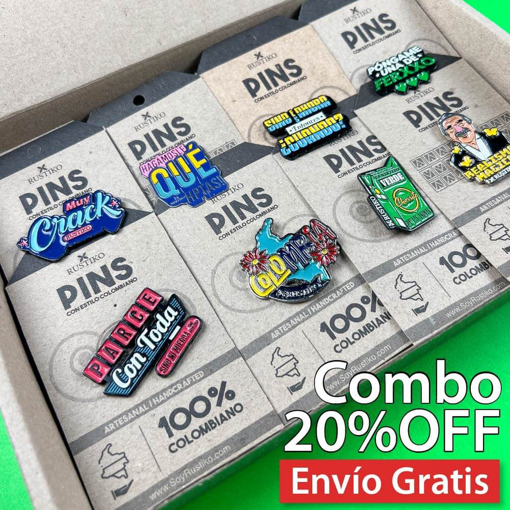 PINES METÁLICOS - ARMA TU COMBO CON DESCUENTO